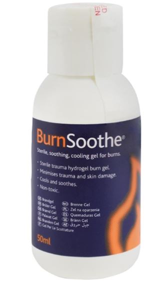 Burn Soothe Emergency First Aid Burn Gel 50ml – Parkers Foodservice