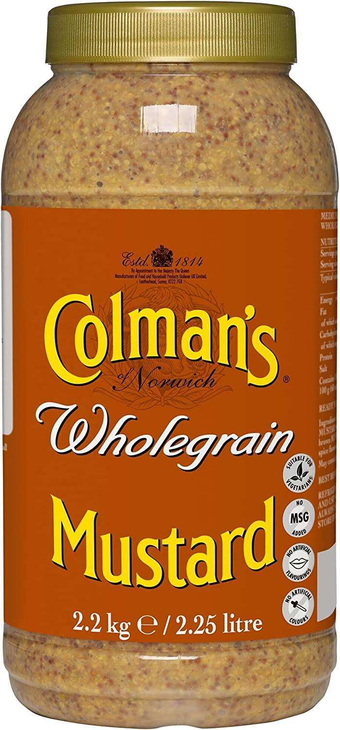 Colman's Wholegrain Mustard 2.25 Litre – Parkers Foodservice