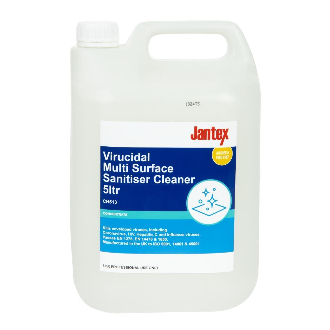 Jantex Kitchen Cleaner & Sanitiser 5ltr Bottle Dilute For Use – Parkers ...