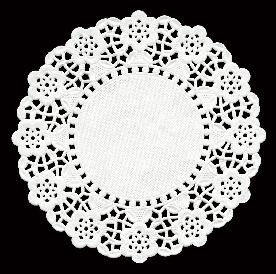 6.5" White Round Paper Doyley 1 x 250 – Parkers Foodservice