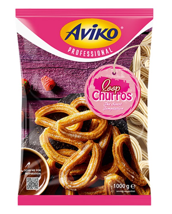 Frozen Aviko Churros Loops 4 x 1kg - TO ORDER ONLY – Parkers Foodservice
