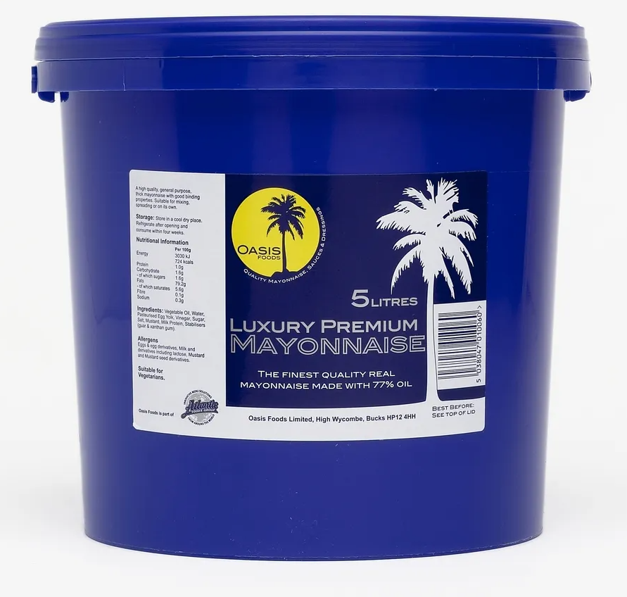 Oasis Luxury Mayonnaise 5ltr – Parkers Foodservice