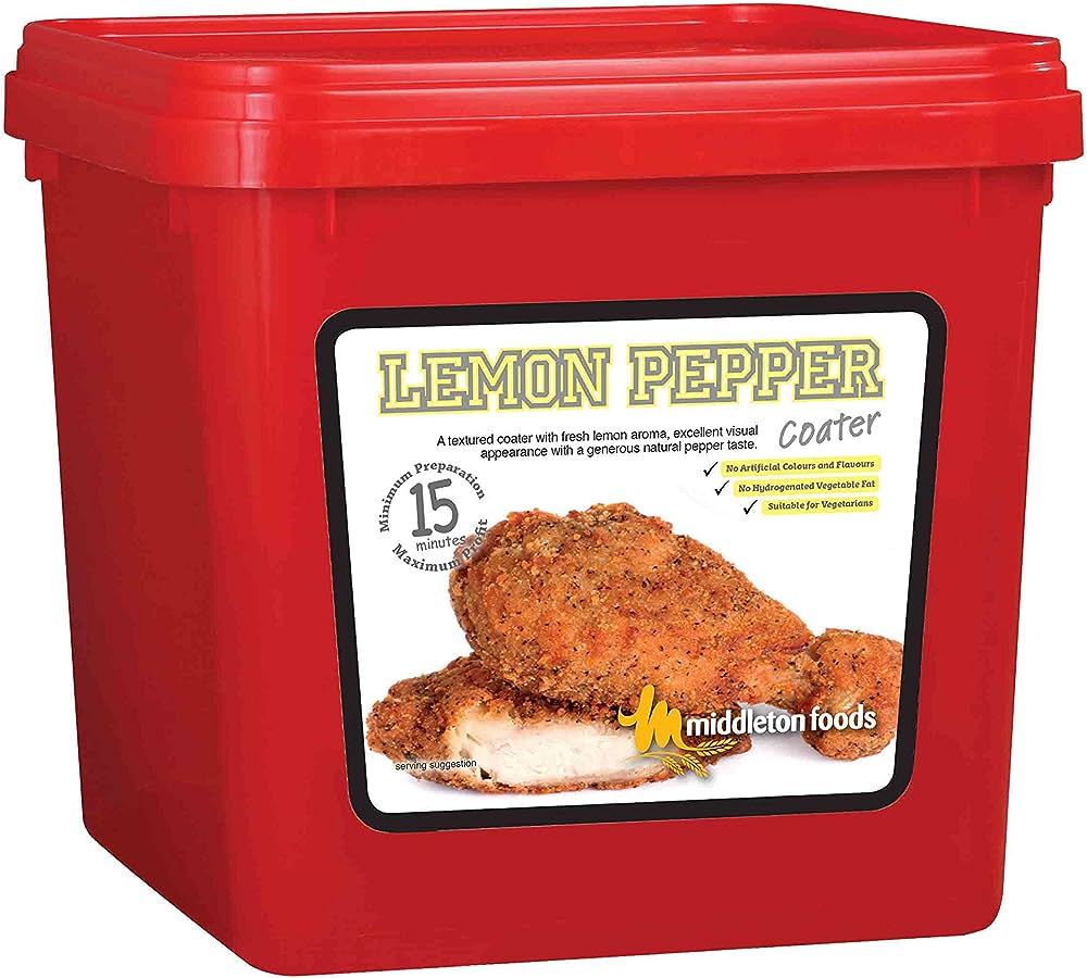 Lemon & Pepper Meat Powder Glaze 2.5kg – Parkers Foodservice
