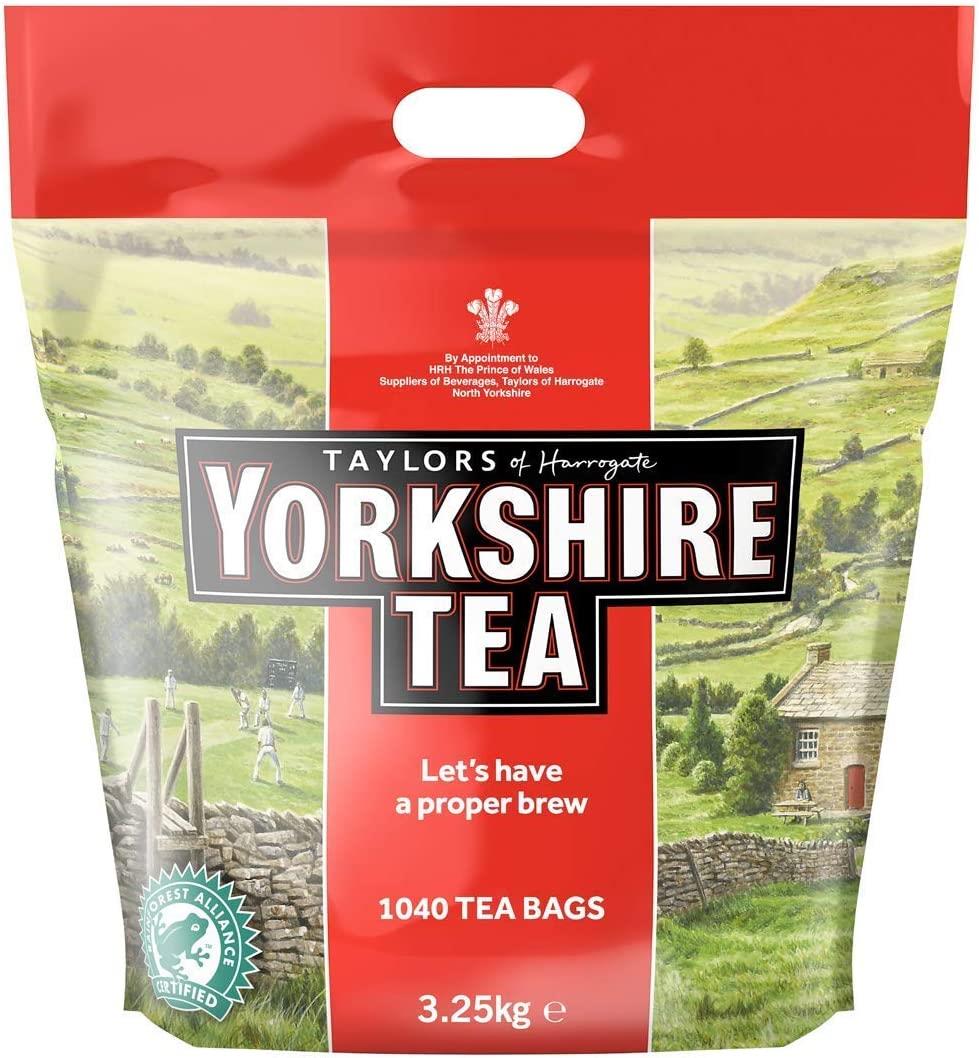 Yorkshire Tea 1 Cup Teabags 1 x 1040 – Parkers Foodservice